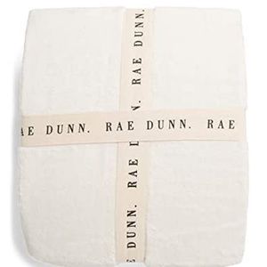 Rae Dunn | Bedding | Rae Dunn Queen Size White Blanket | Poshmark